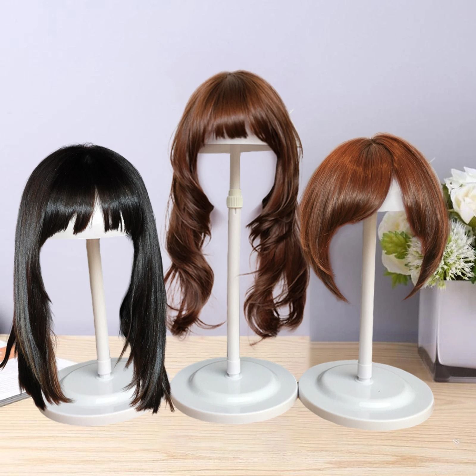 Adjustable Wig Head Stand for Styling Drying and Display | Inspire Uplift