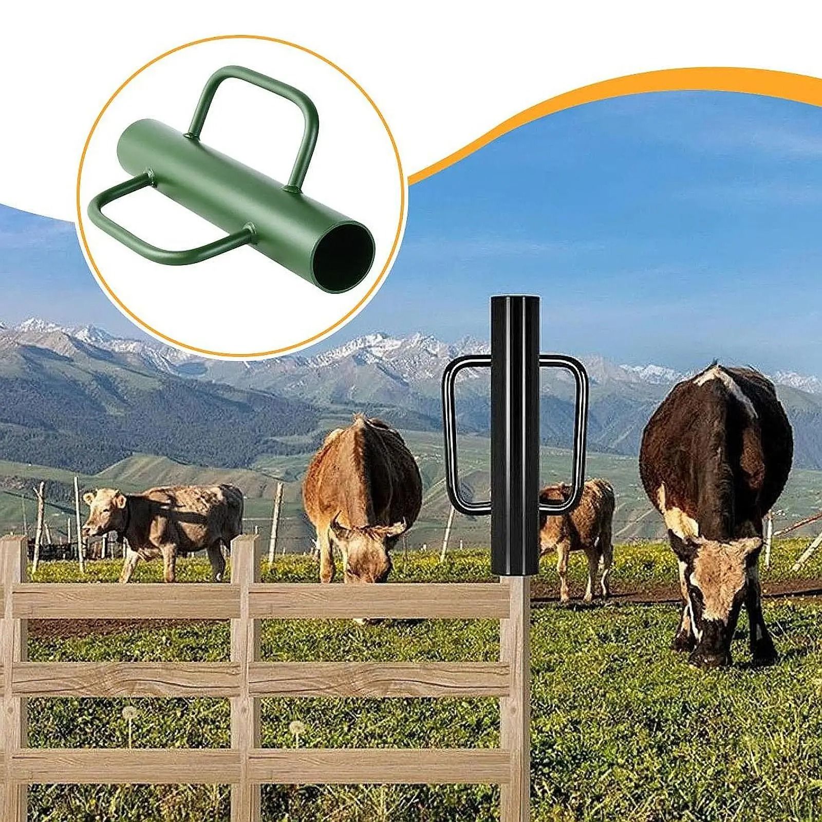 Heavy Duty Fence Post Driver Metal T Post Pounder for Ranch | Inspire ...