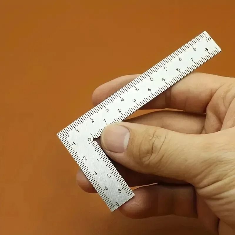 Mini Stainless Steel L Shaped Ruler Precision Corner Gauge | Inspire Uplift