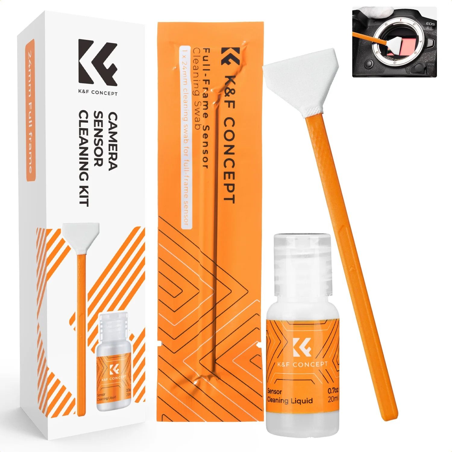 K and F Concept Camera Sensor Cleaning Swab Kit for Full Fra | Inspire ...