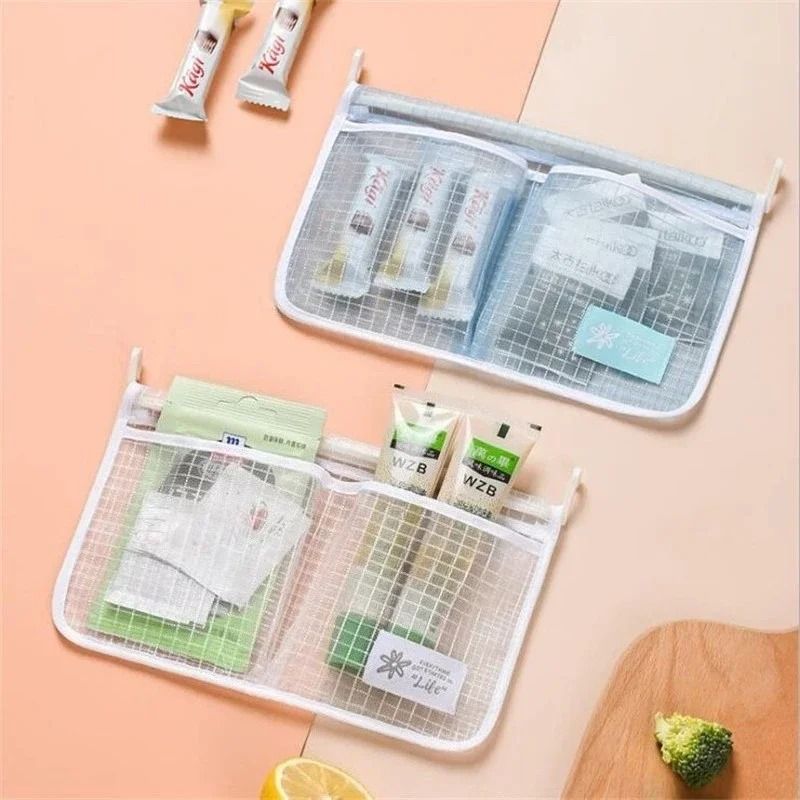 Hanging Refrigerator Storage Bag Double Compartment Kitchen | Inspire ...