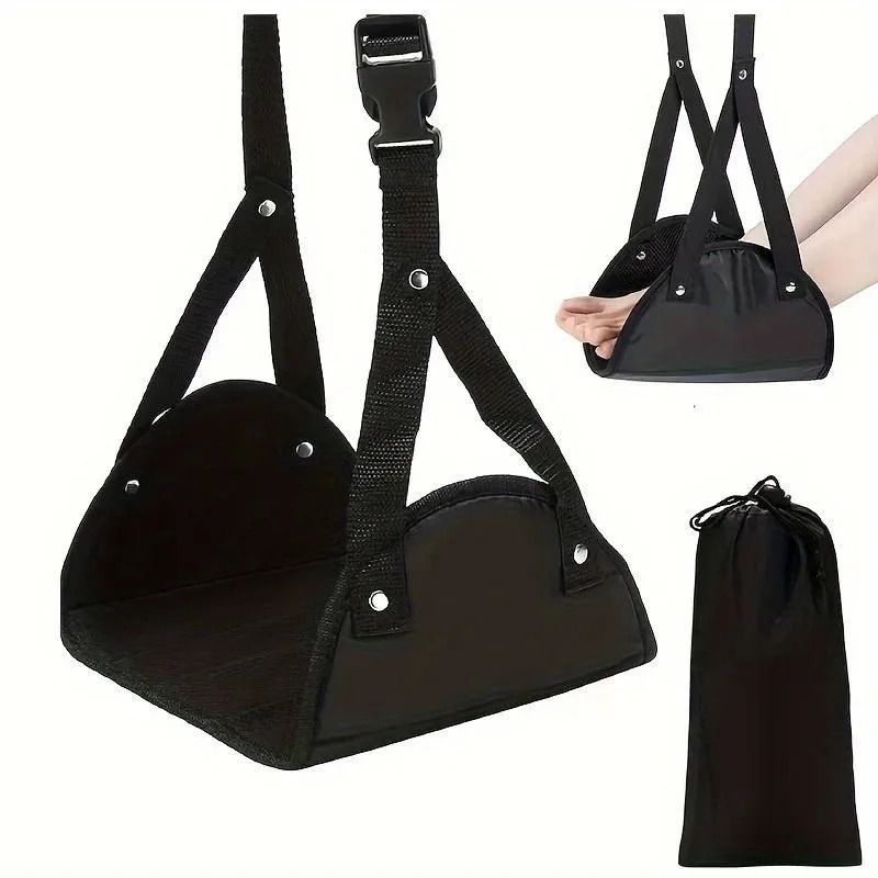 Airplane Footrest Travel Hammock Adjustable Portable Leg Sup | Inspire ...