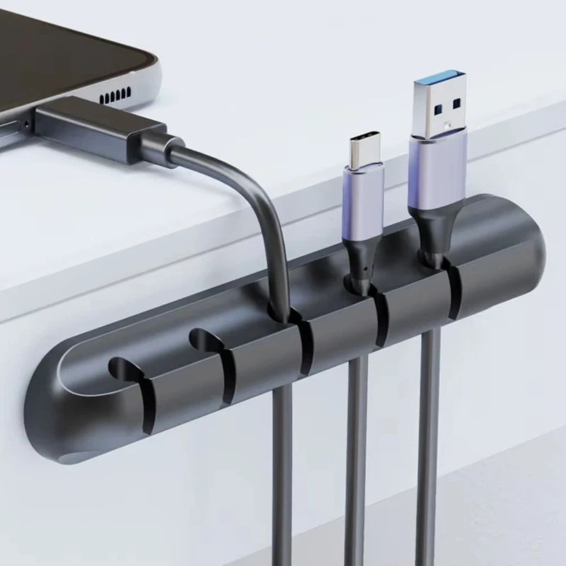 Adhesive Cable Holder Clips Desktop Cord Organizer for Charg | Inspire ...