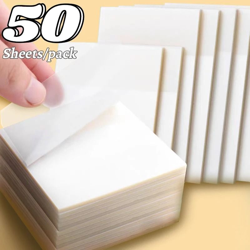 Transparent Sticky Notes See Through Waterproof Self Adhesiv | Inspire ...