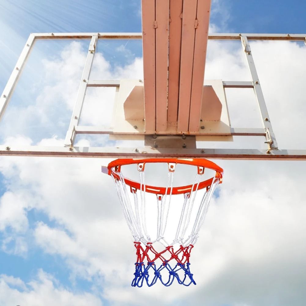 All Weather Basketball Hoop Net Tri Color Net For Kids And M | Inspire ...