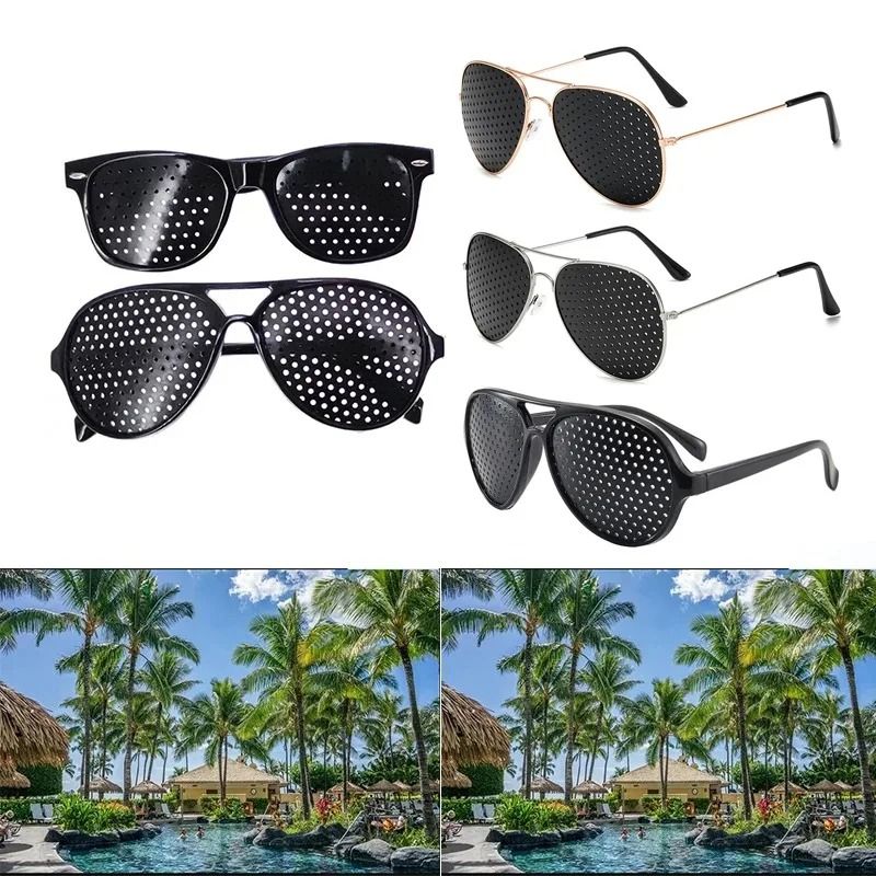 Pinhole Glasses Vision Training Eye Protection Anti Fatigue | Inspire ...