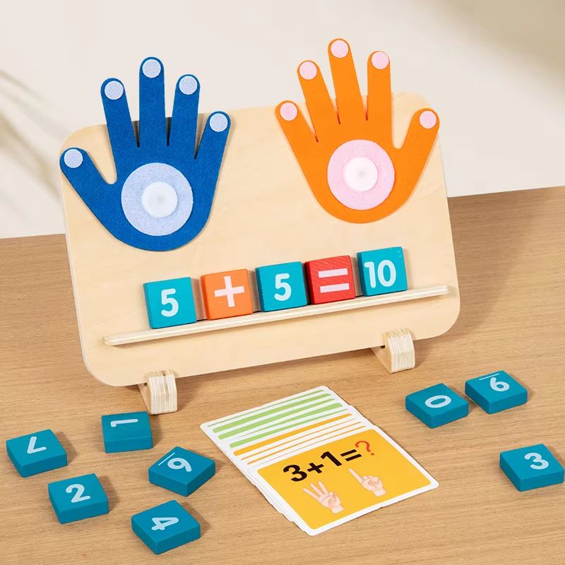 Montessori Finger Counting Math Board, Wooden Number Learnin | Inspire ...