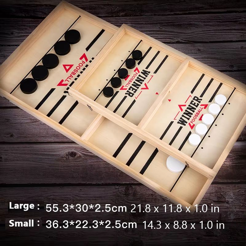 Wooden Table Football Game for Kids & Adults, Two-Player Tab | Inspire ...