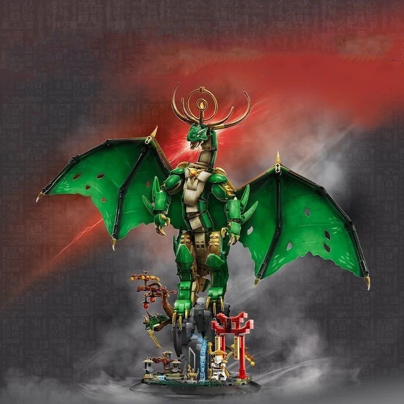 Master Wu Divine Dragon Mech Building Set – 1650 Piece Drago | Inspire ...