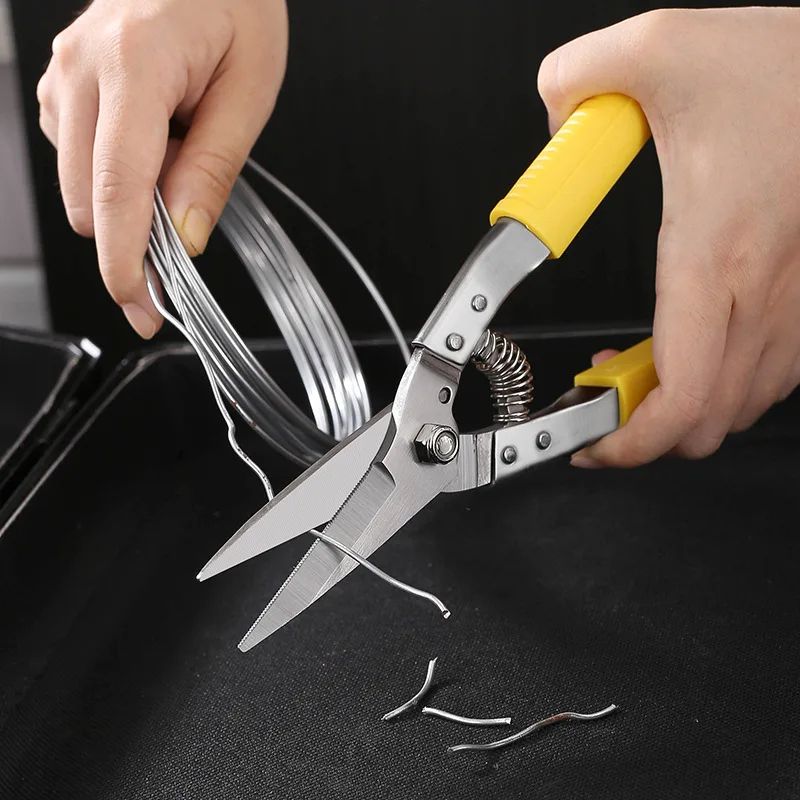 Heavy-Duty Stainless Steel Industrial Scissors for Metal Cut | Inspire ...