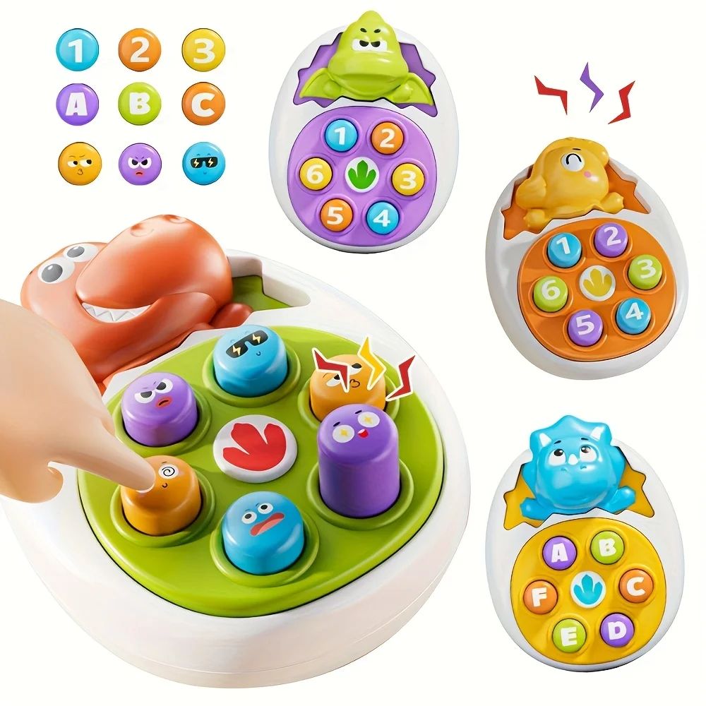 Dinosaur Press & Tap Learning Toy – Interactive Toddler Educ | Inspire ...