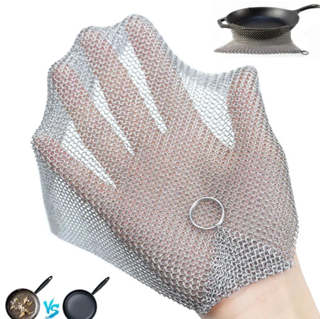 Stainless Steel Cast Iron Cleaner – Heavy-Duty Pan & Pot Scr | Inspire ...