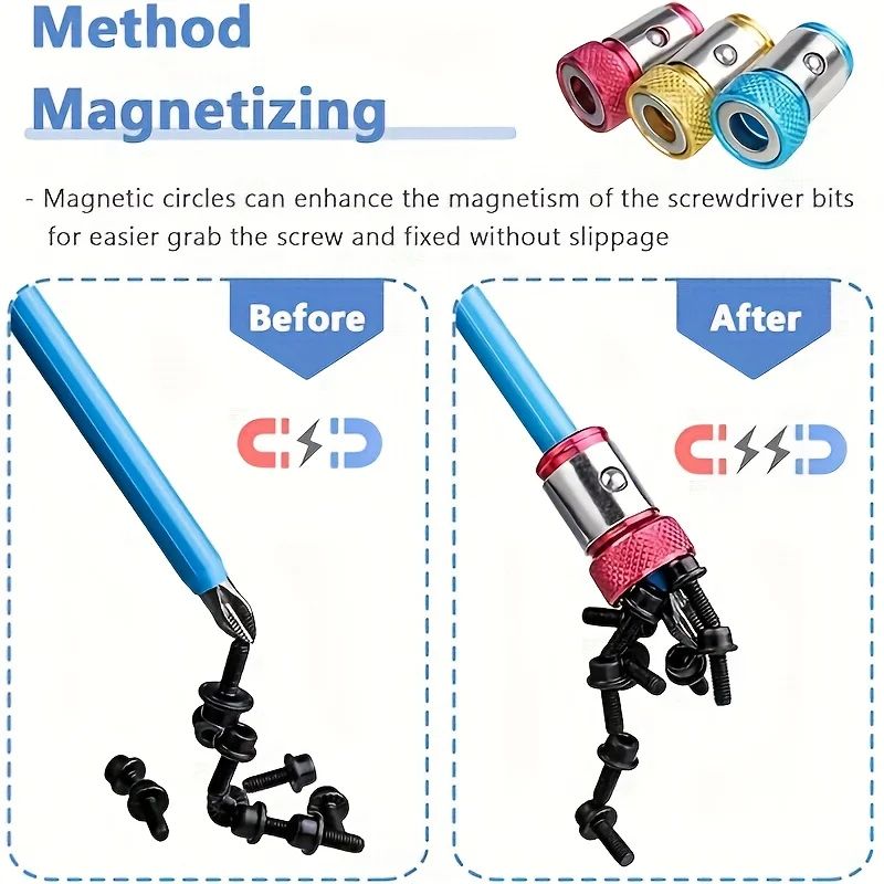 MagnaGrip Pro Screw Ring Set – Magnetic Screw Ring Drill Bit | Inspire ...