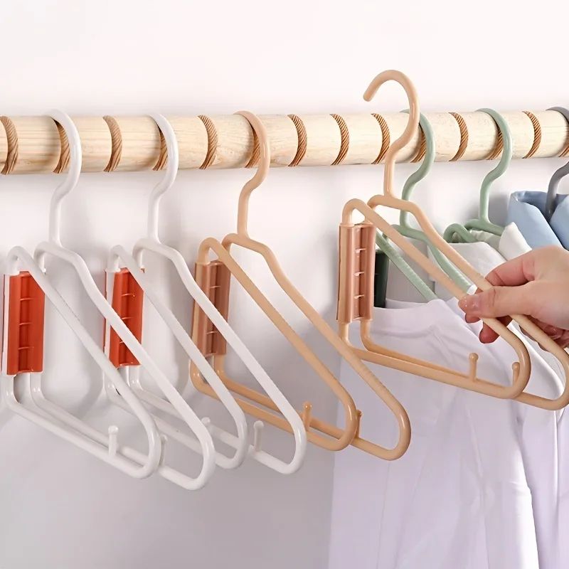 SpaceSmart Foldable Clothes Hanger Set - 5-Pack foldable clo | Inspire ...