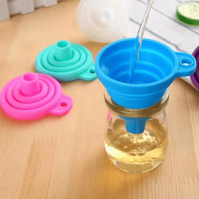 Mini Silicone Collapsible Funnel – Mini Foldable Funnel for | Inspire ...