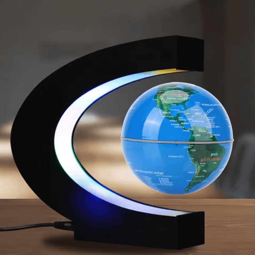 Floating Magnetic Levitation Globe LED World Map Lamp – Anti | Inspire ...