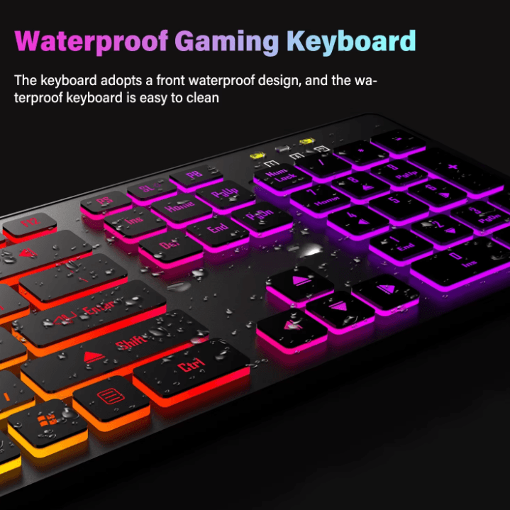SpectraMute RGB Backlit Gaming Keyboard – Wired USB Multilin | Inspire ...