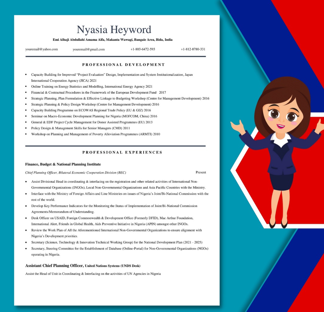 create a professional-looking resume that stands out from th | Inspire ...