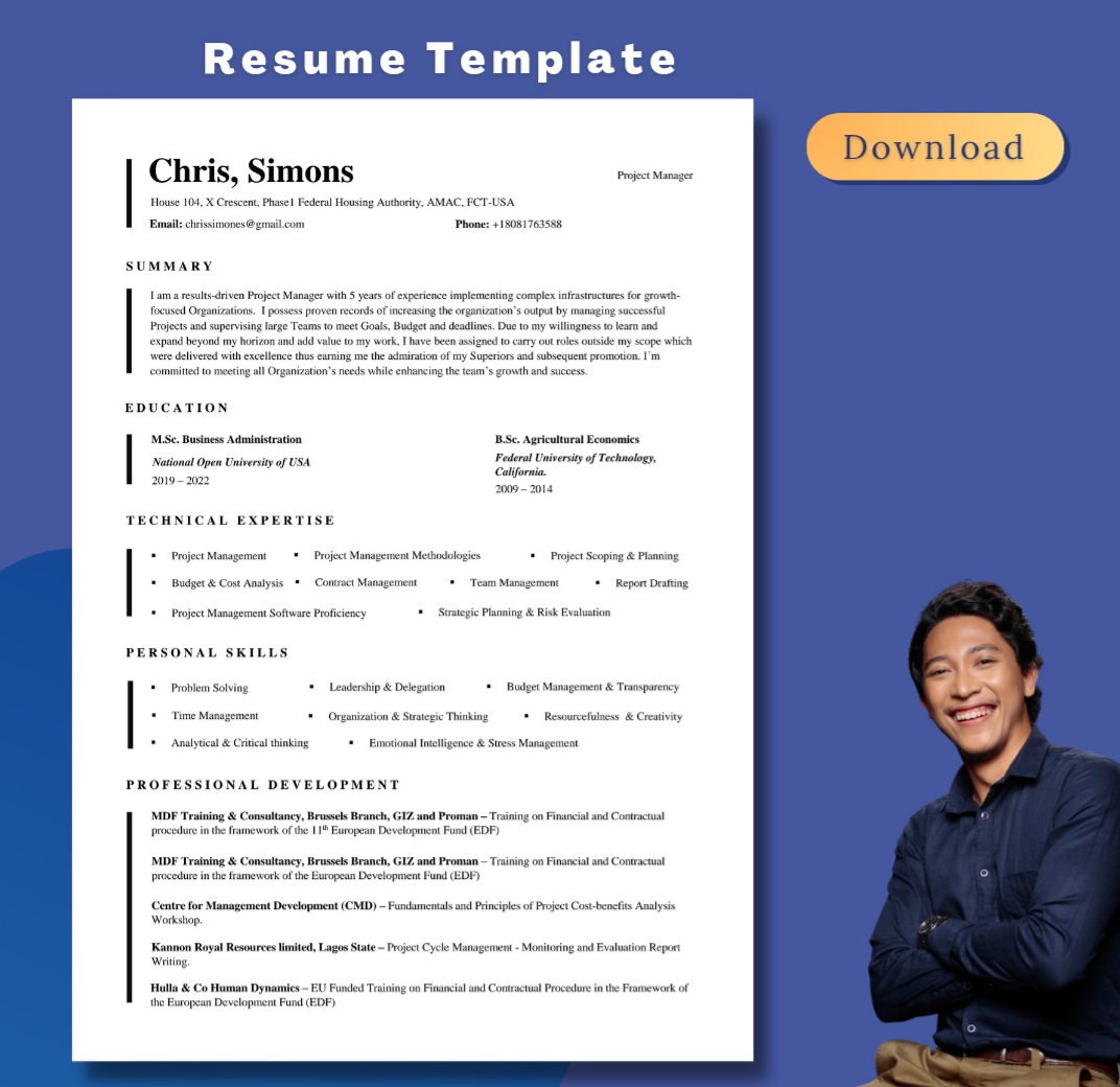 ATS get landed resume template with a professional cover let | Inspire ...