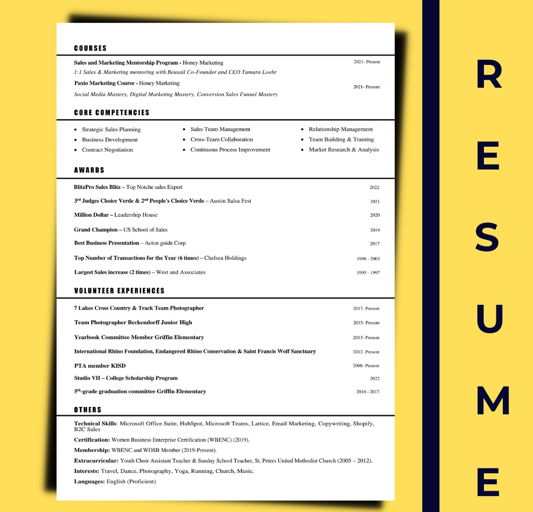 Professional resume update template, simple resume design, a | Inspire ...