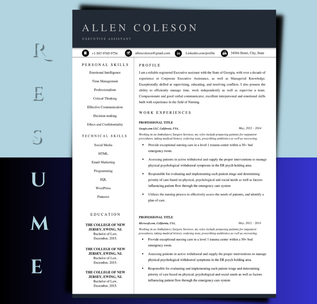 Instant resume update within minutes, super clean resume tem | Inspire ...