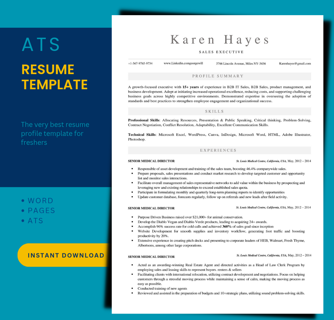 3in1 resume bundle, professional resume bundle, resume templ | Inspire ...