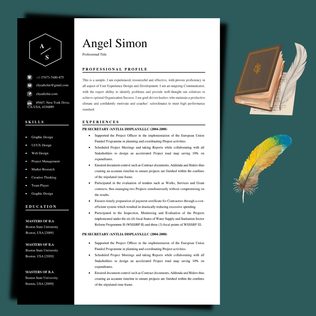 Modern pro resume template, make a stand-out impression and - Inspire ...