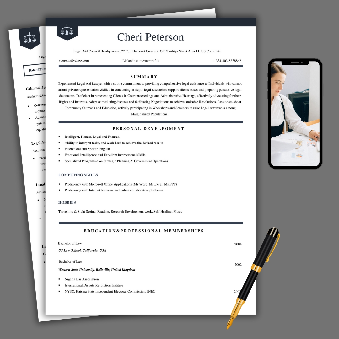 Legal aid resume template, attorney resume template, lawyer | Inspire ...