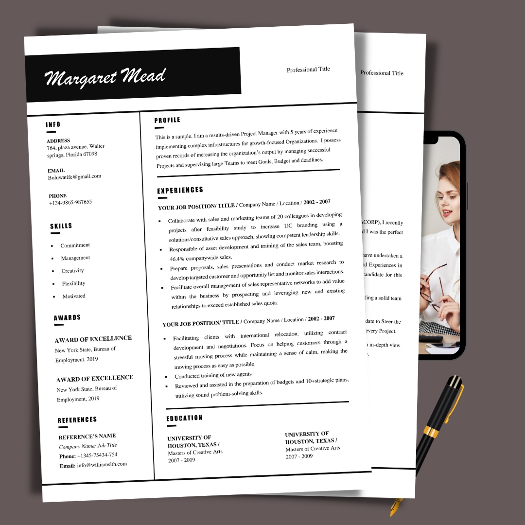 Well structured word resume template, update your resume wit | Inspire ...