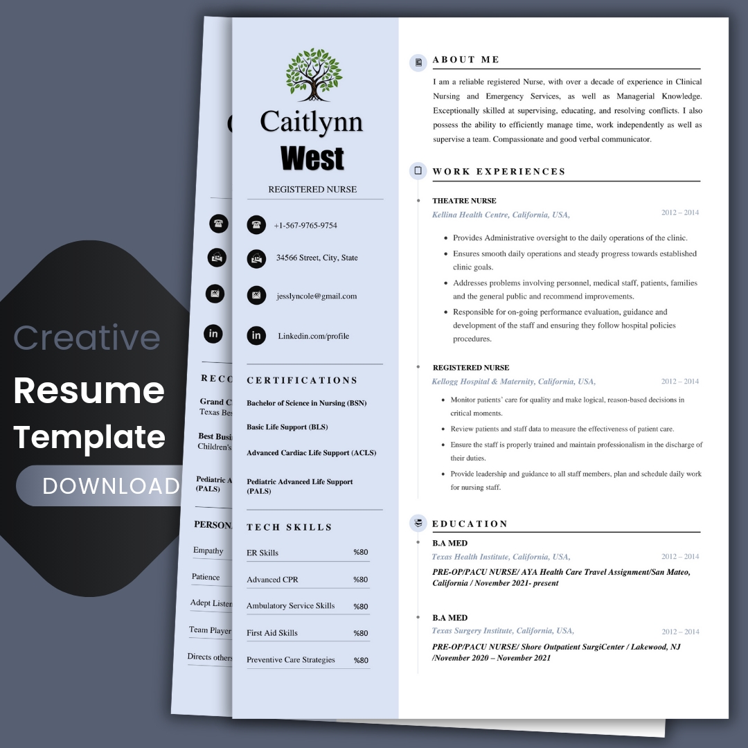 Update your resume instantly, time-saving resume template, w | Inspire ...