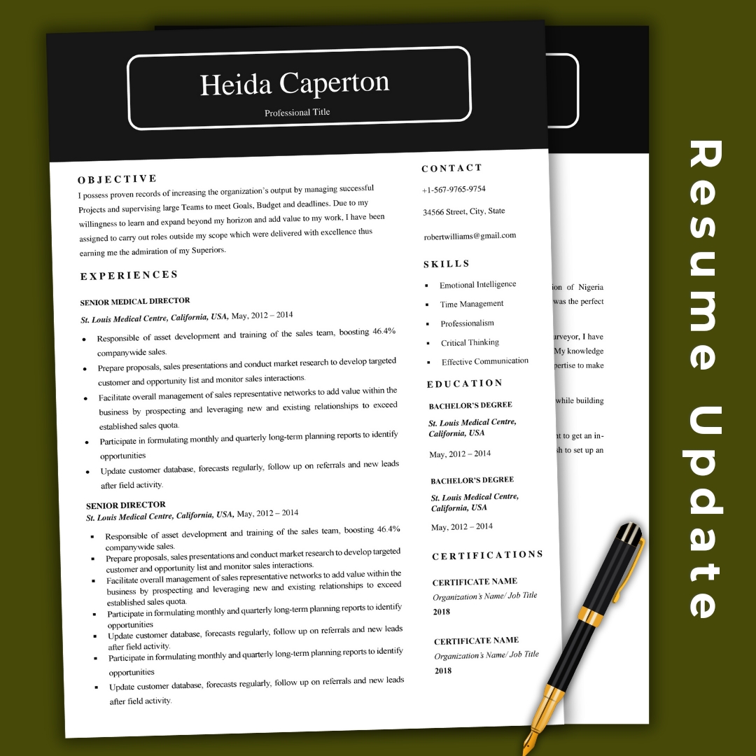 Smart Pro Resume and matching cover letter for any job descr | Inspire Uplift