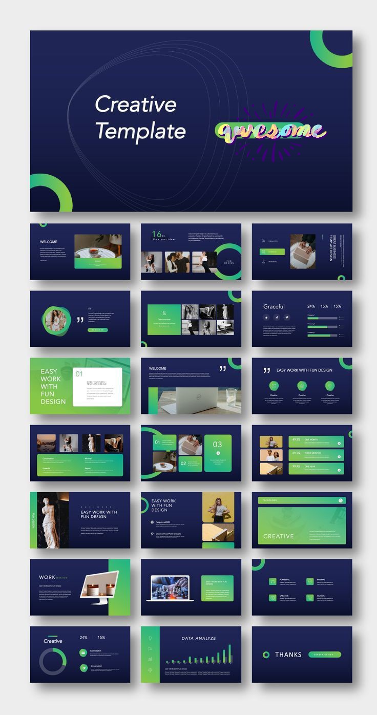 High Quality Presentation Template for creative Brands, Canv | Inspire ...