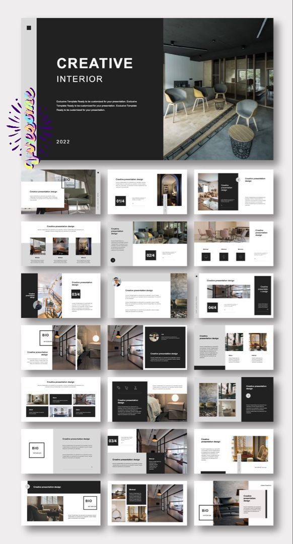 Interior Design Business project template, canva editable te | Inspire ...