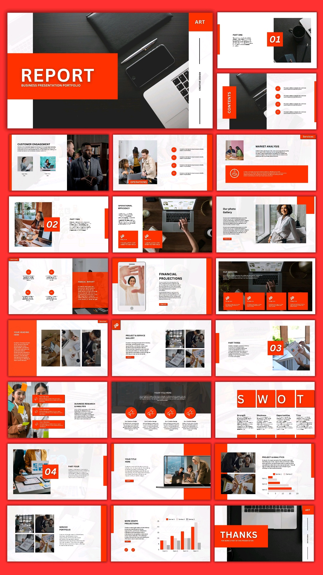 Business Brochure Template, Canva Business Portfolio Templat | Inspire ...