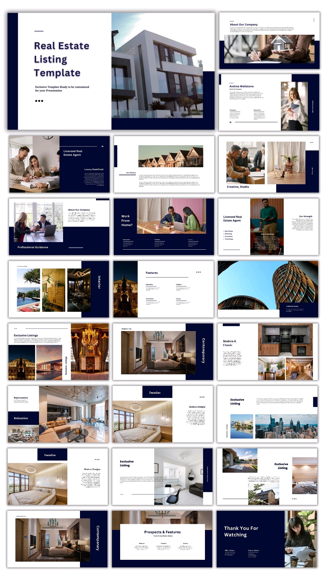 Real Estate Brochure Template, Canva digital branding portfo | Inspire ...