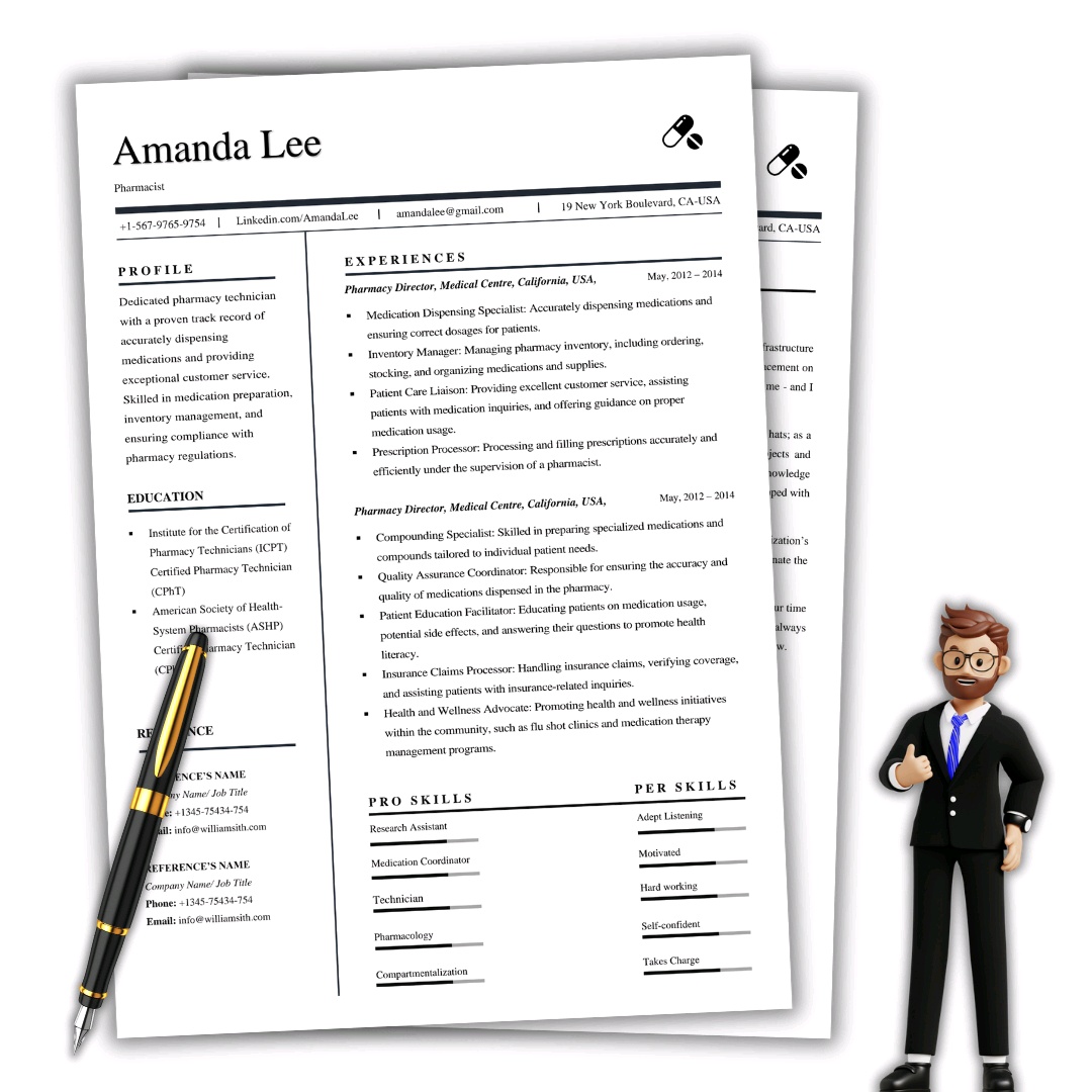 Quick-edit minimalist resume template, word editable resume | Inspire ...