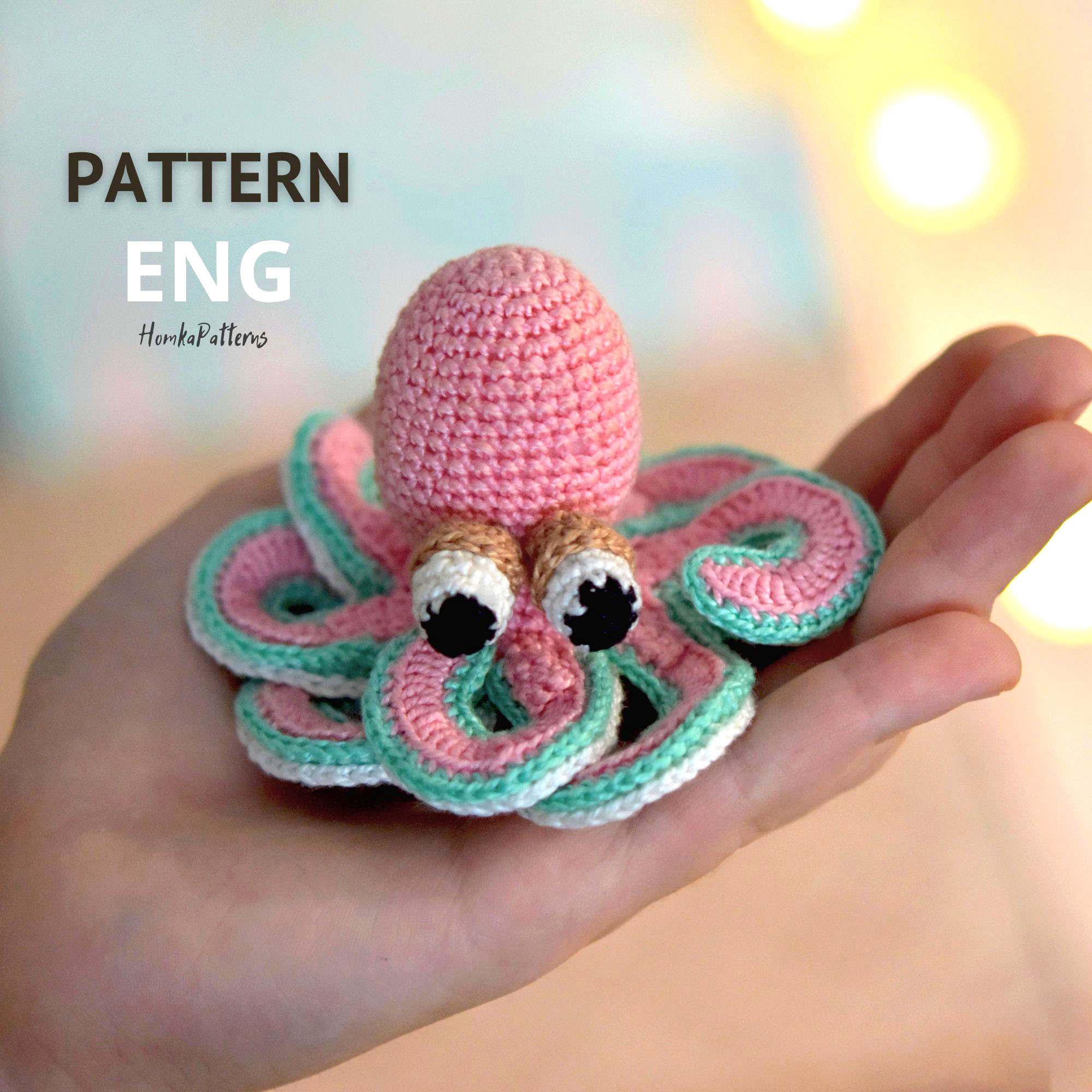 Octopus plush, amigurumi octopus pattern, crochet octopus | Inspire Uplift