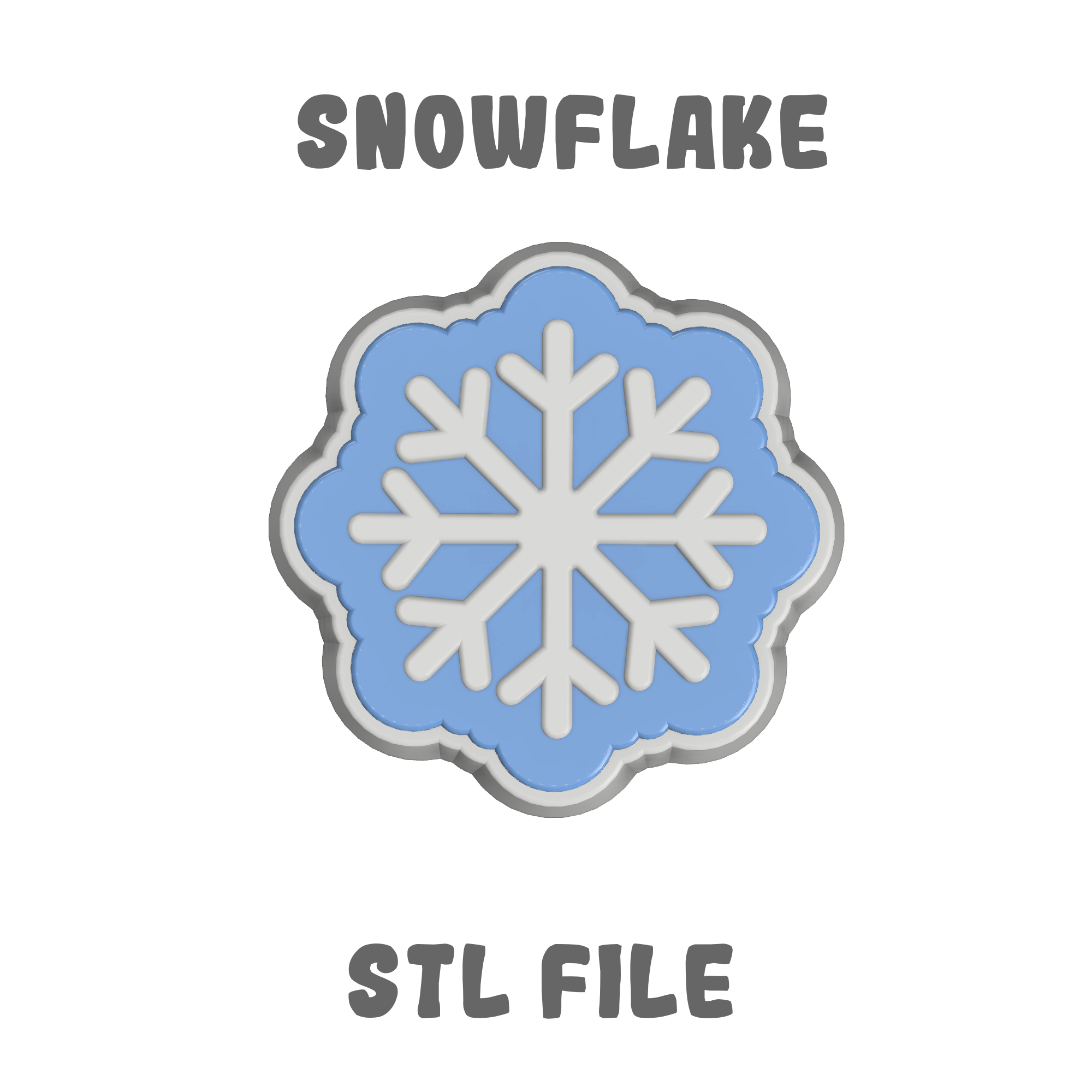 Snowflake STL FILE | Inspire Uplift