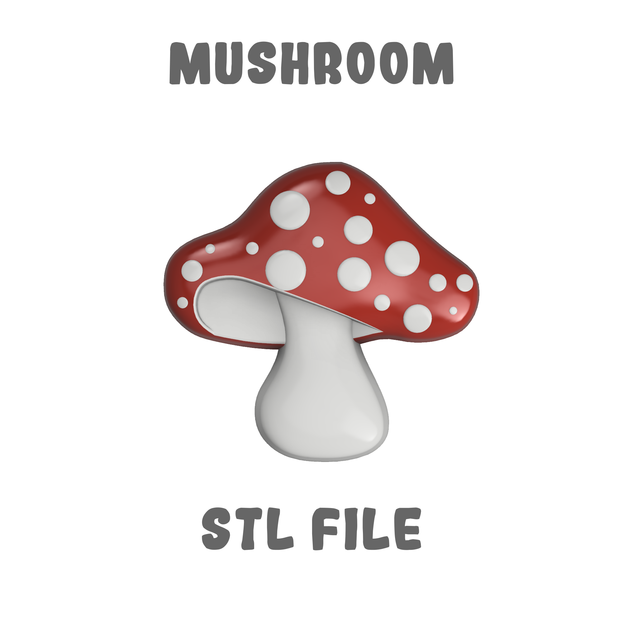 Mushroom STL file | Inspire Uplift