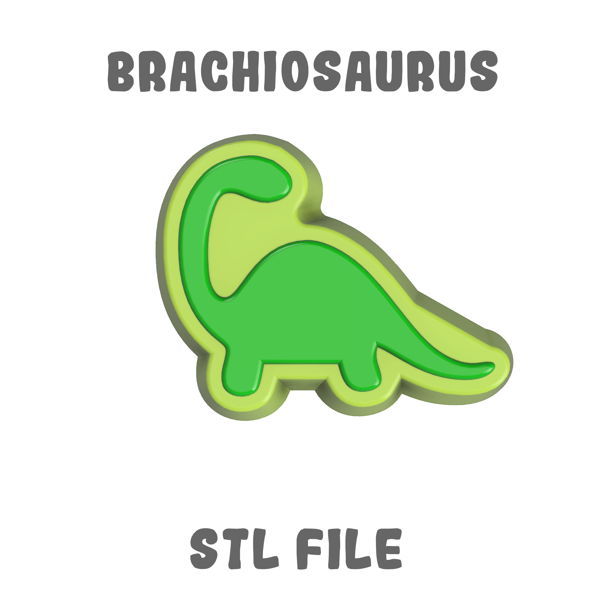 Brachiosaurus STL file | Inspire Uplift