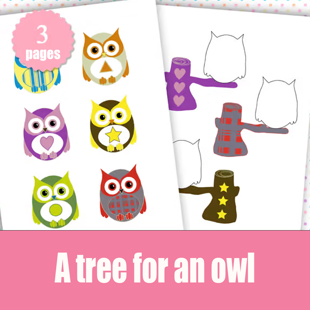 Educational game for children. A tree for owls.PDF. digital - Inspire ...