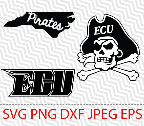 ECU Pirates SVG ECU Pirates PNG ECU Pirates Digital ECU Pira - Inspire ...