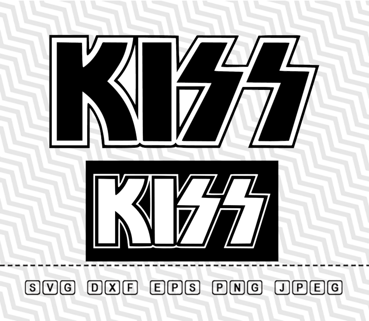 KISS SVG KISS PNG KISS Digital KISS Cricut KISS ROCK MUSIC | Inspire Uplift