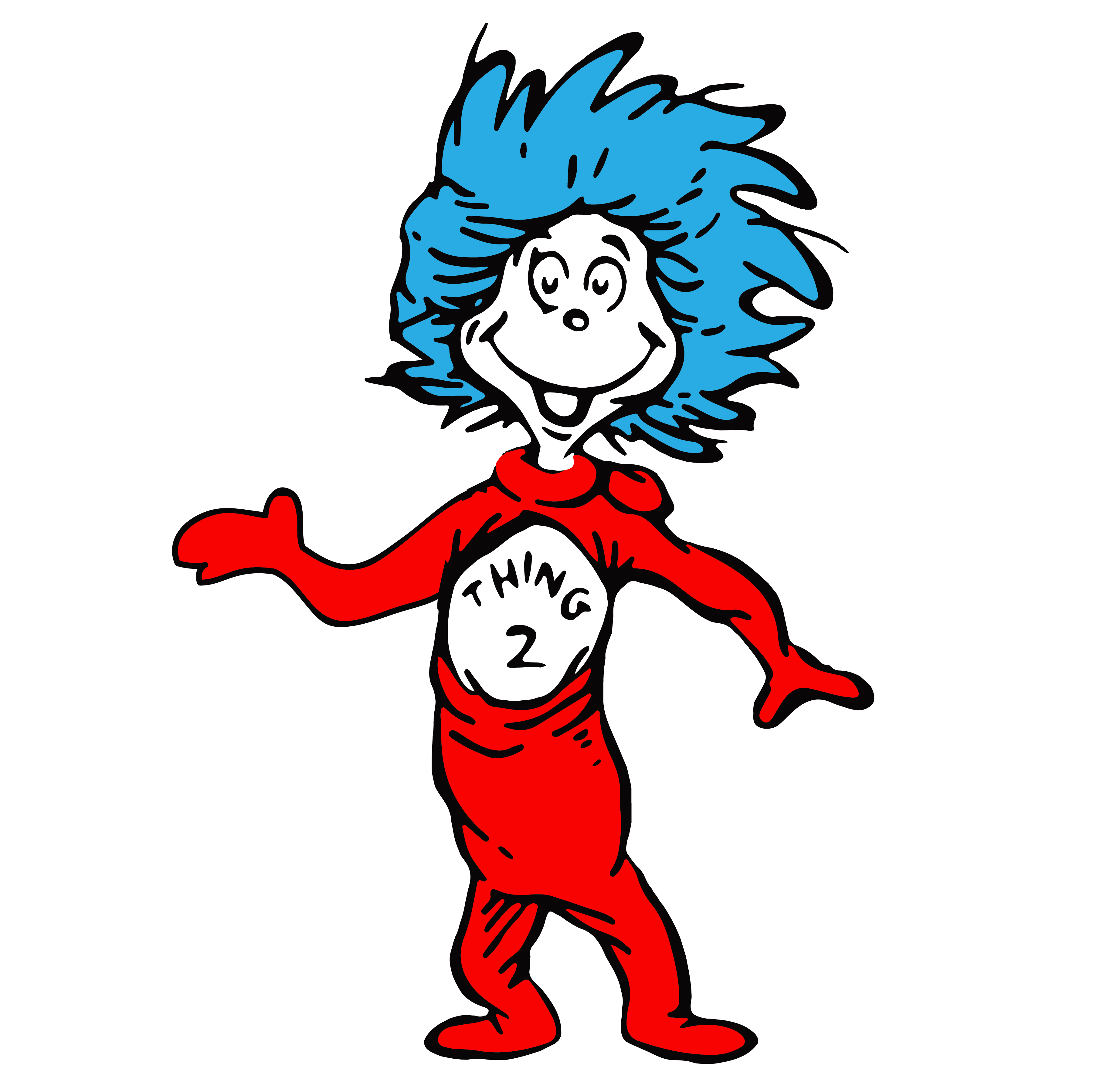 Thing 2 Svg, Dr Seuss Svg, Dr Seuss Logo Svg, Cat In The Hat | Inspire ...