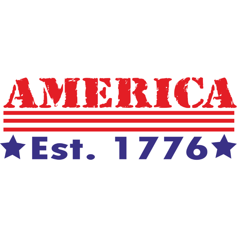 America, established 1776 Svg, 4th of July Svg, Happy 4th of | Inspire ...