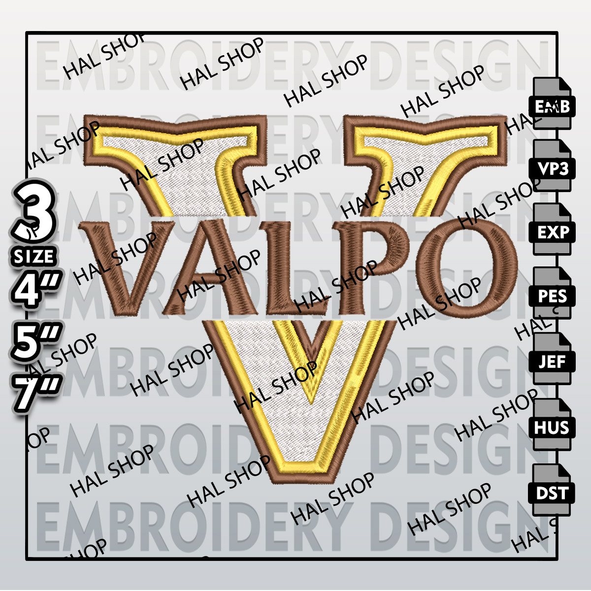 NCAA Valparaiso Beacons Logo Embroidery Design, Machine Embr | Inspire ...