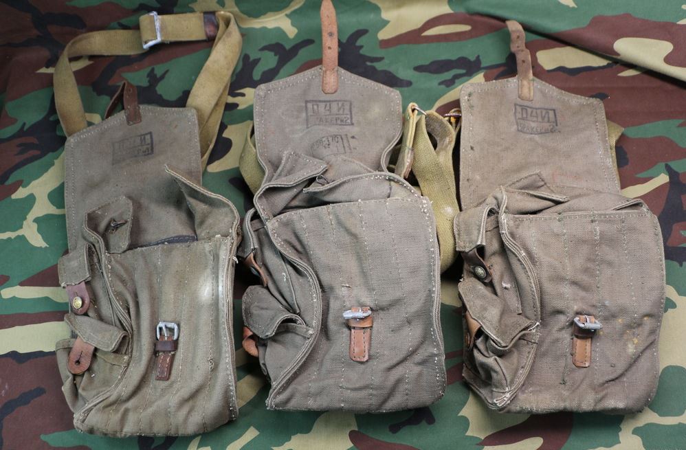 USSR Soviet Russian Army Pouch for 5 magazines, Ammo Canvas - Inspire ...