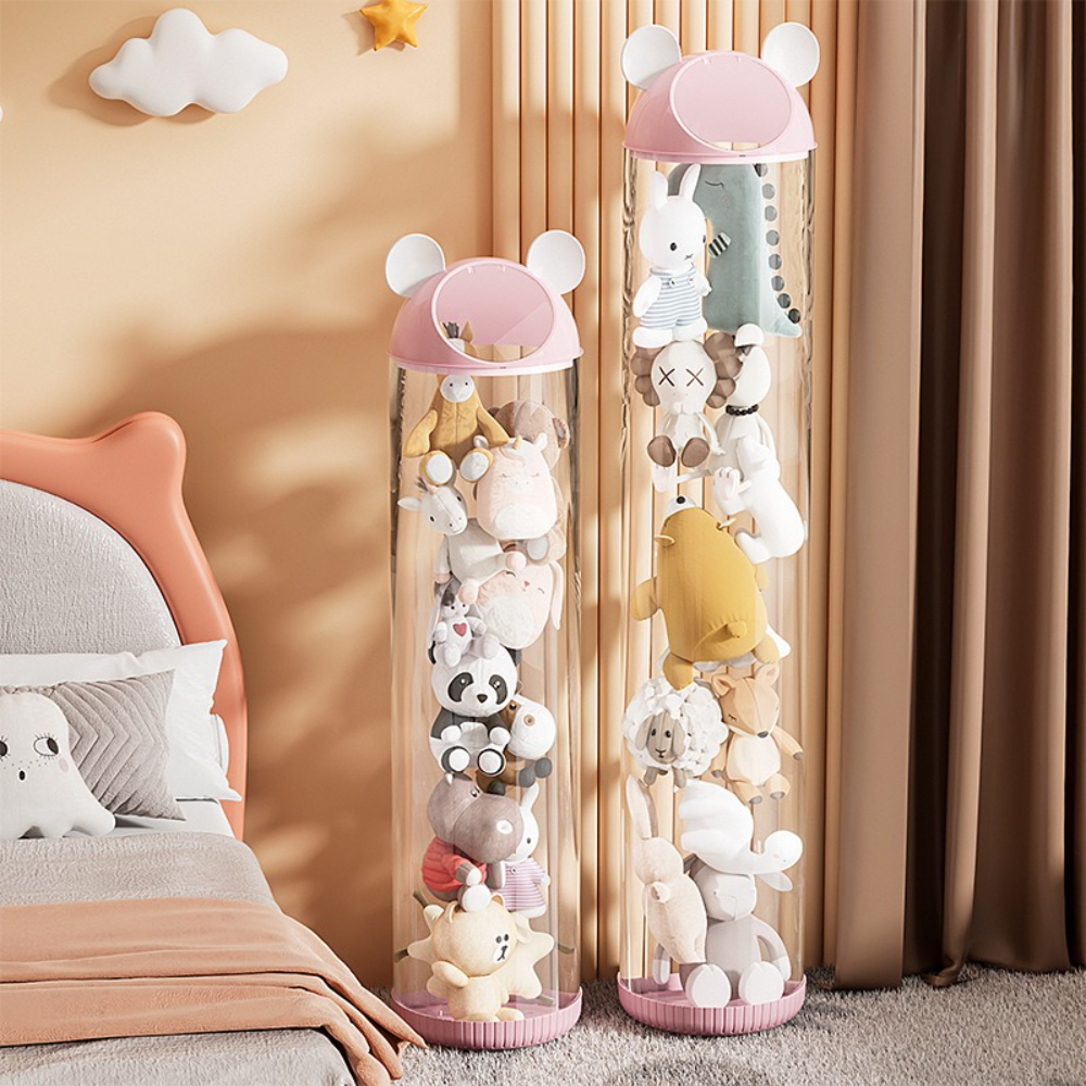 Transparent Toy Storage Bucket for Kids and Dolls | Inspire Uplift