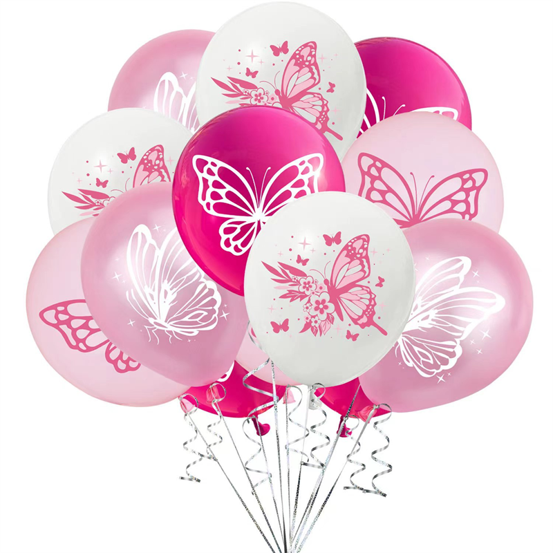 Butterfly Theme Latex Balloons for Birthday Wedding | Inspire Uplift
