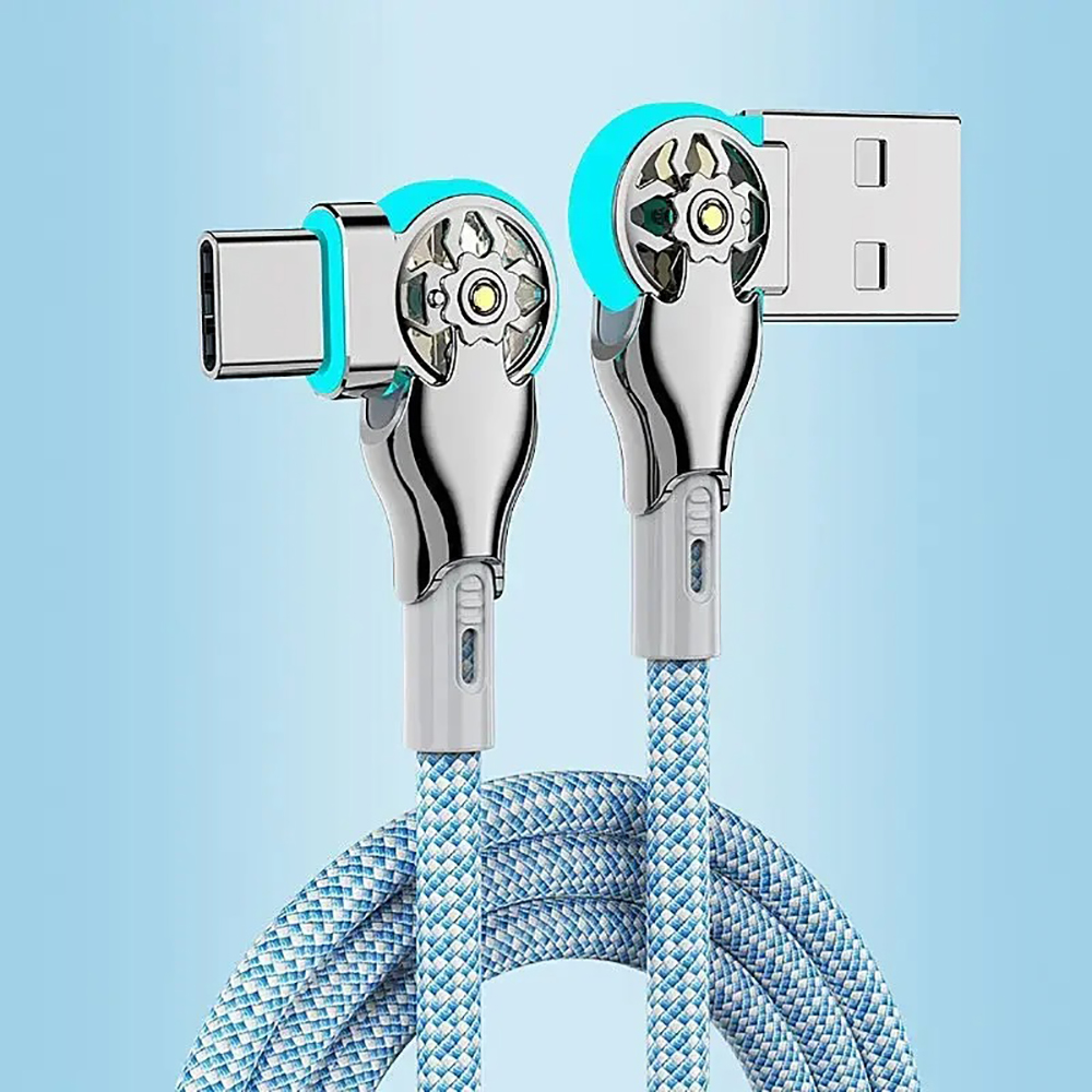 USB C Cable Elbow Rotation Fast Charging | Inspire Uplift